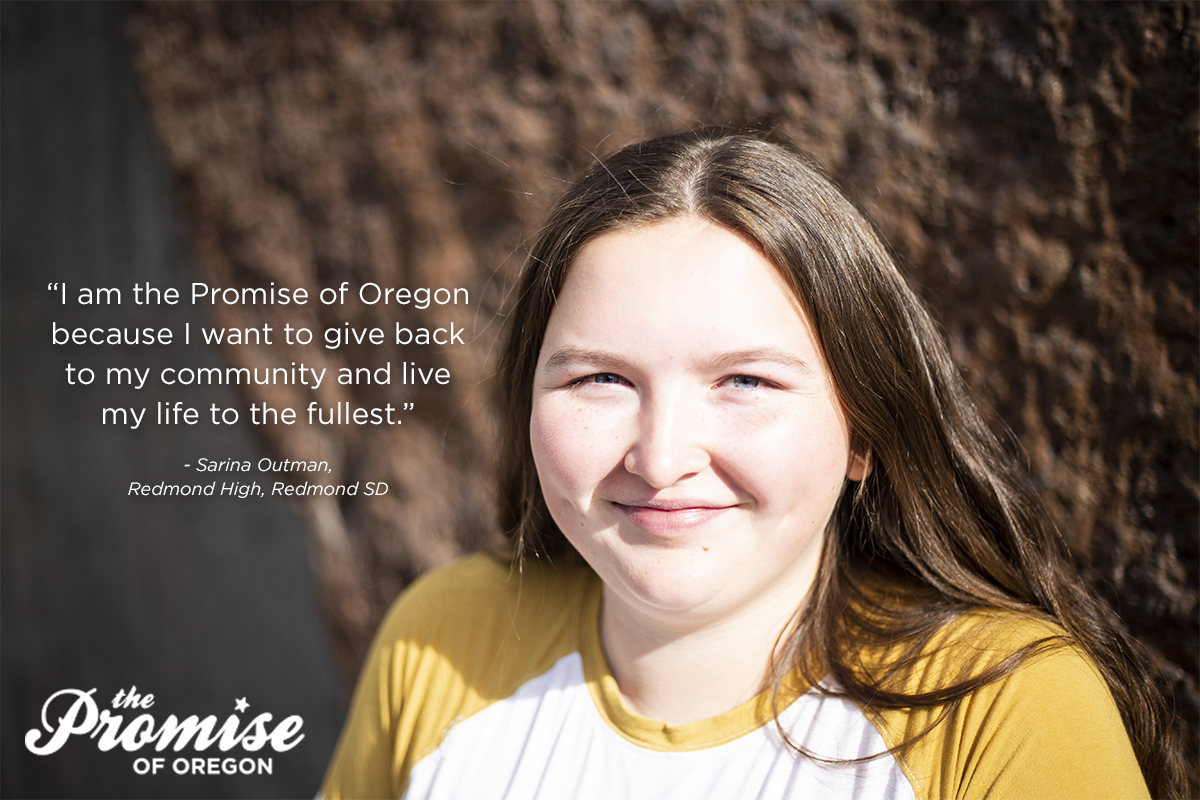 Sarina Outman - Promise of Oregon